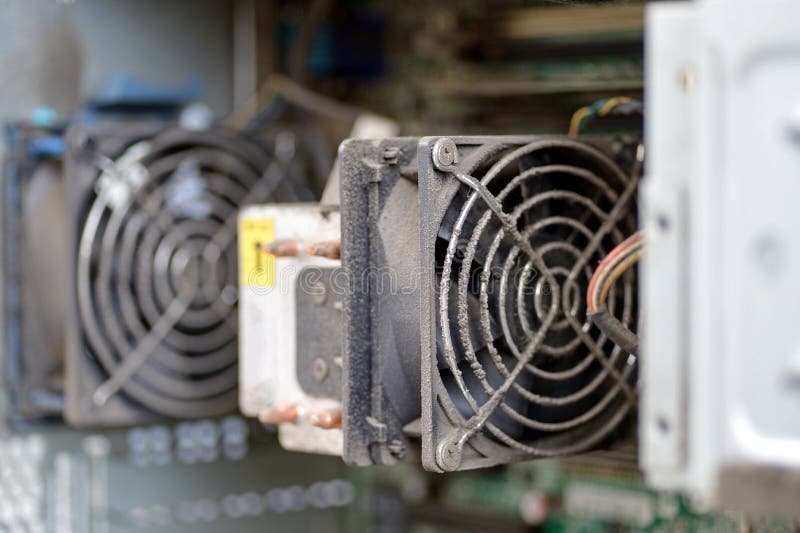 Dust inside computer stock photo. Image of port, motherboard - 94086302