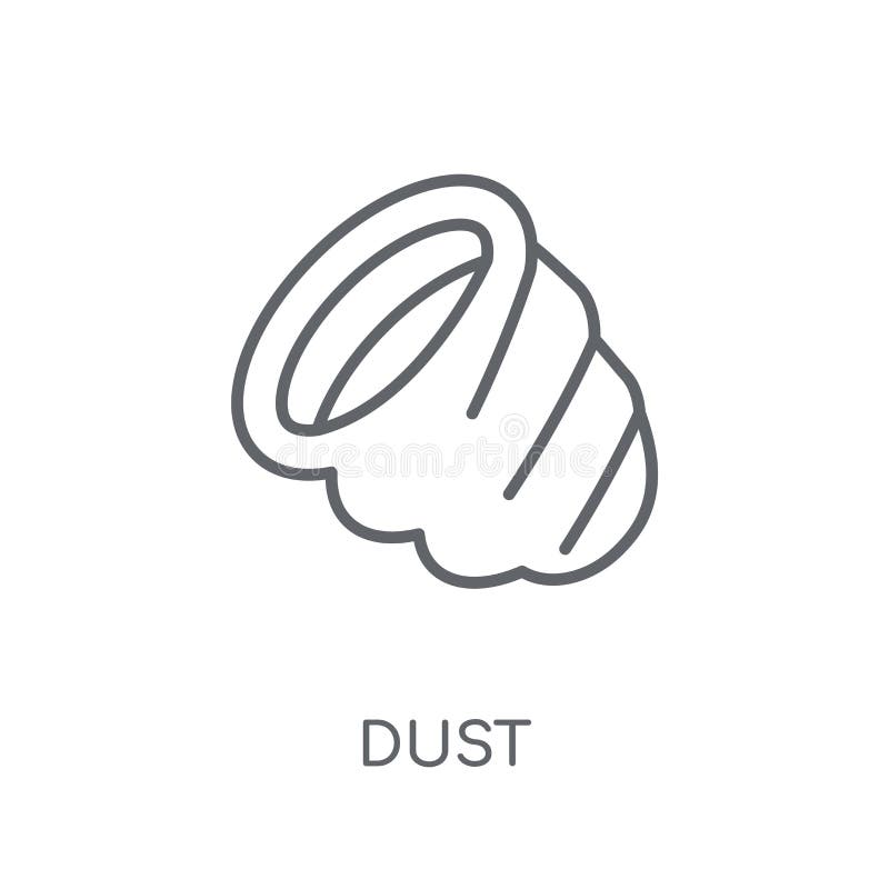Dust Cleaning Linear Icon. Modern Outline Dust Cleaning Logo Con Stock ...