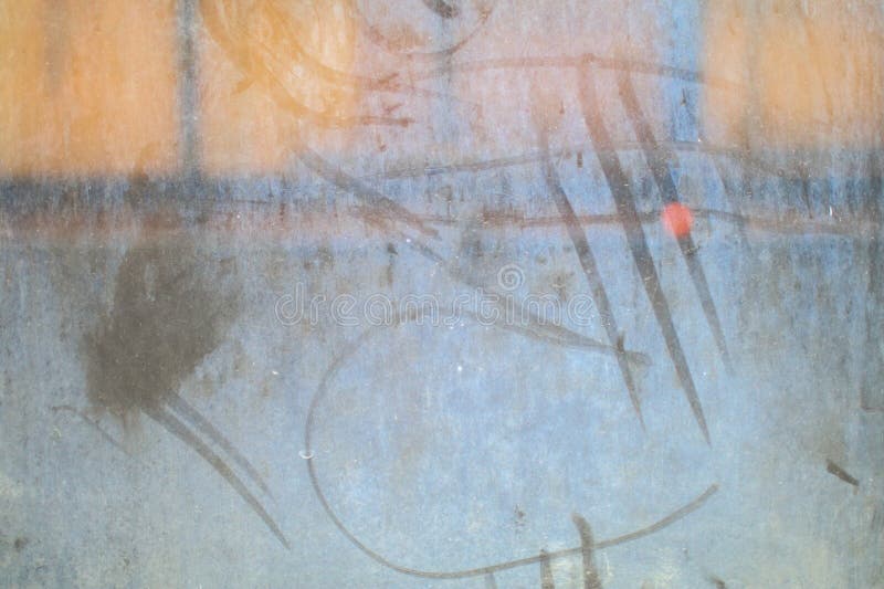 Dust on Mirror Make Grunge Texture and Dirty Glass Window. Stock Image ...