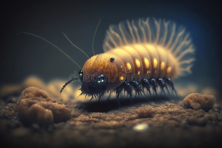 Dust Mite Magnified through an Electron Microscope Created by ...