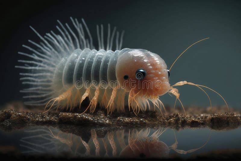 Dust Mite Magnified through an Electron Microscope Created by ...
