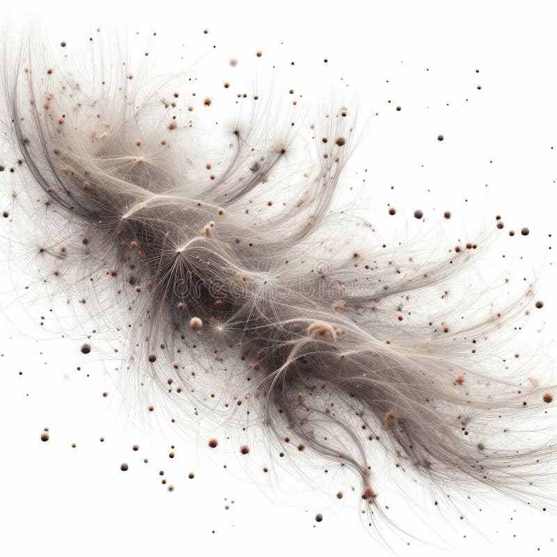 Dust Motes with a Wispy Quality, Like Tiny Tendrils Floating I Stock ...