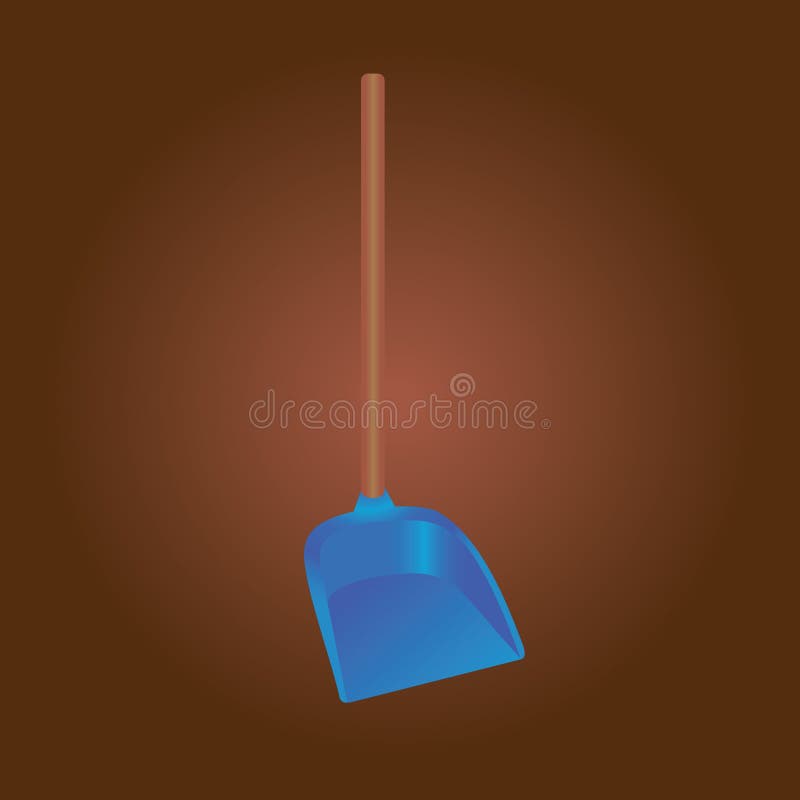 Dust Pan. Vector Illustration Decorative Design Stock Vector ...