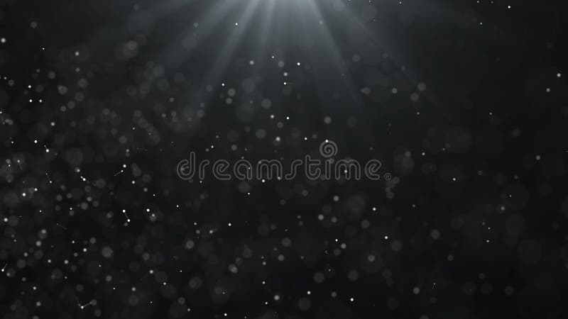 Dust Particles. Abstract Background of Particles. 3d Rendering. Dots ...