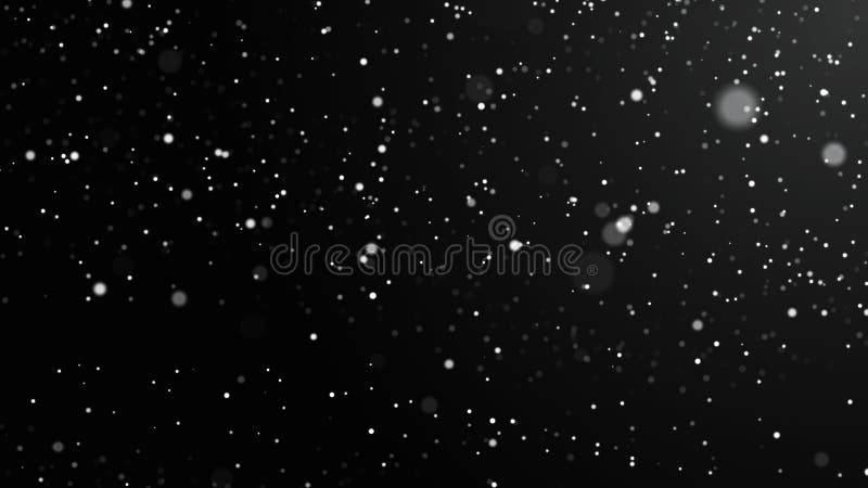 Dust Particles. Abstract Background of Dots. Cosmic Illustration. 3d ...