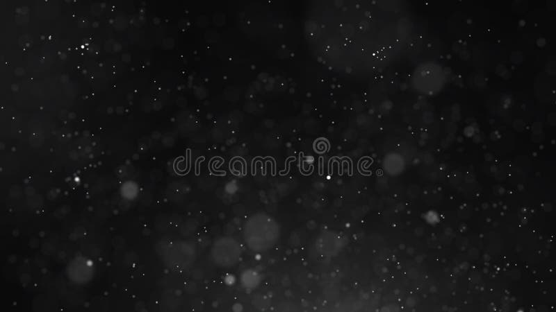 Dust Particles. Abstract Dark Background of Particles. Cosmic Galaxy ...