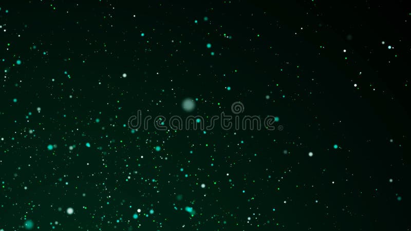 Dust Particles with Bokeh Effect. Abstract Magic Background. 3d ...