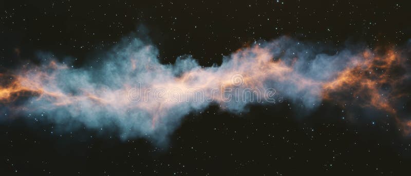 Dust Particles Create a Hazy Atmosphere on a Black Background for a ...