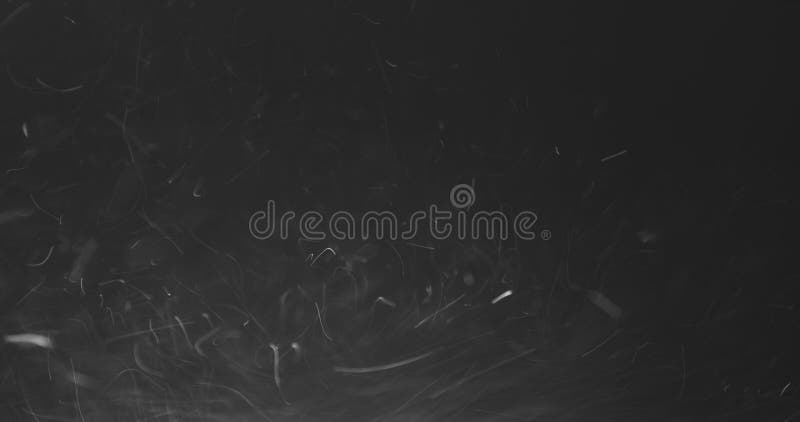 Dust Particles Fast Moving Over Black Background from Left Stock Photo ...