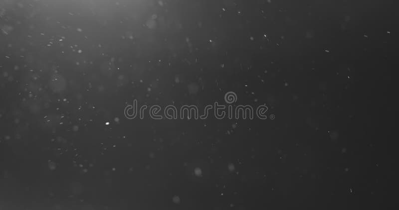 Dust Particles Fly in the Air Over Black Background with Light Leak ...