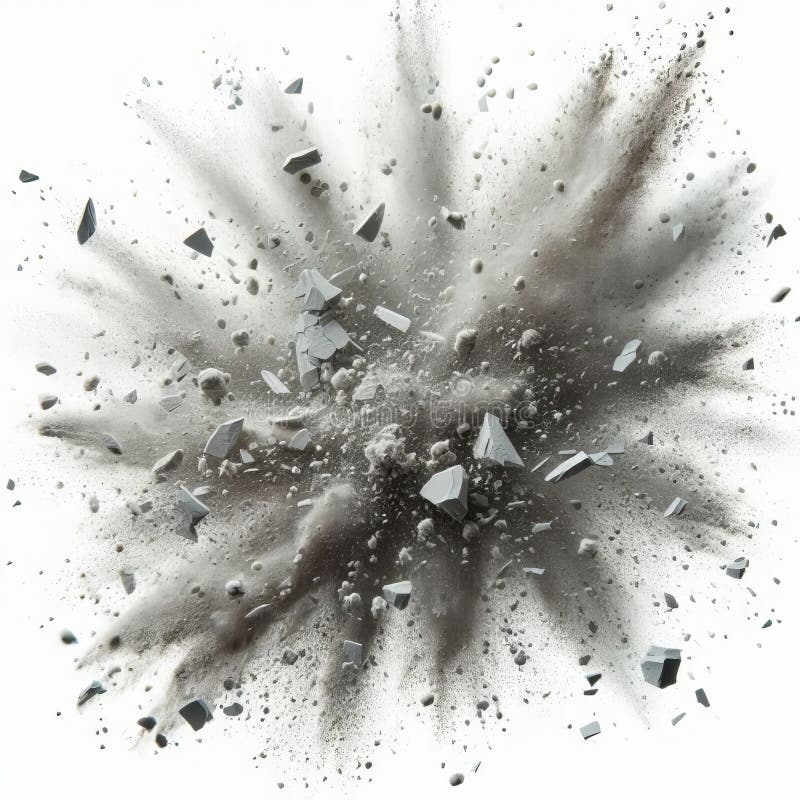 Dust Particles with Irregular Shapes, Resembling Tiny Shards O Stock ...