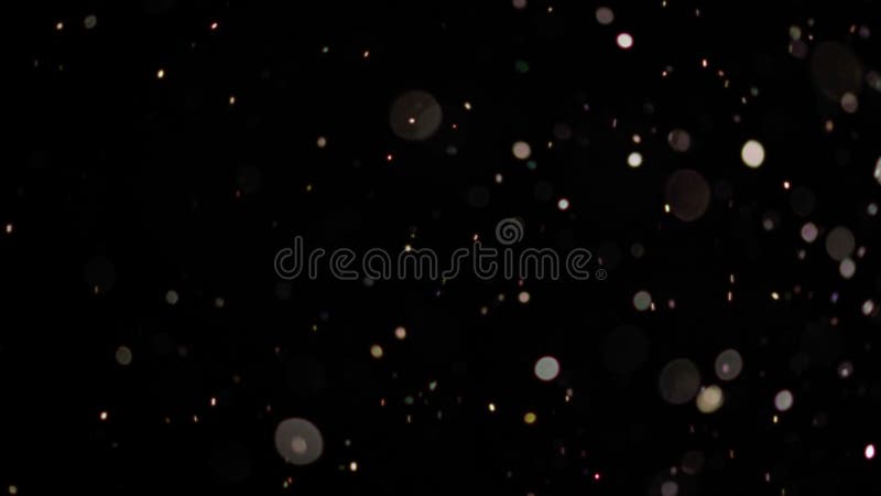 Dust Particles for Overlay on Black Background Stock Footage - Video of ...