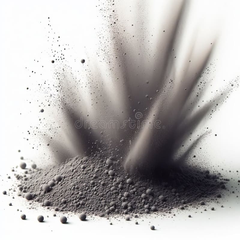 Dust Particles with a Smooth, Polished Surface, Reflecting Ligh Stock ...