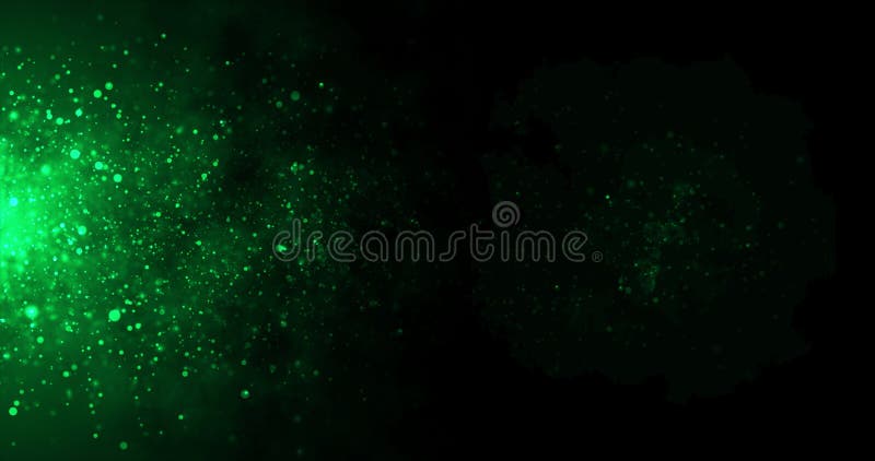 Dust Particles Underwater Moving Under Rim Light Tiny Source Stock ...