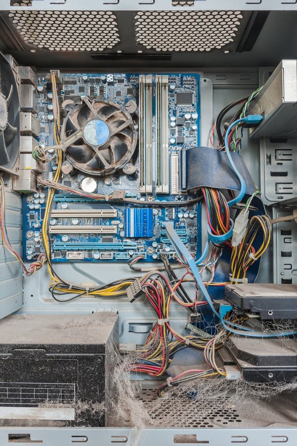 Dust in PC stock image. Image of computer, broken, device - 115525403