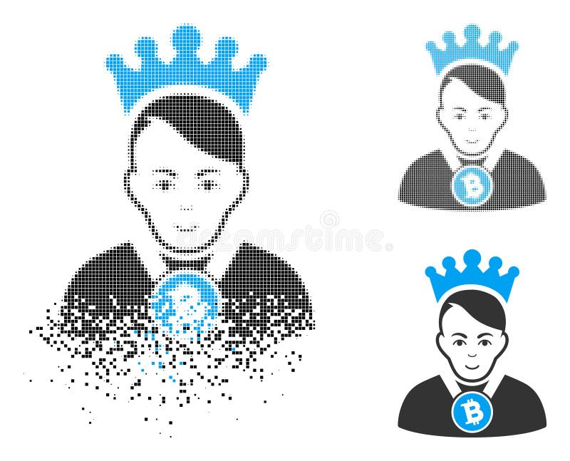 Dust Pixelated Halftone Bitcoin Lord Icon with Face Stock Vector ... Dust Pixelated Halftone Bitcoin Lord Icon with Face Stock Vector ...