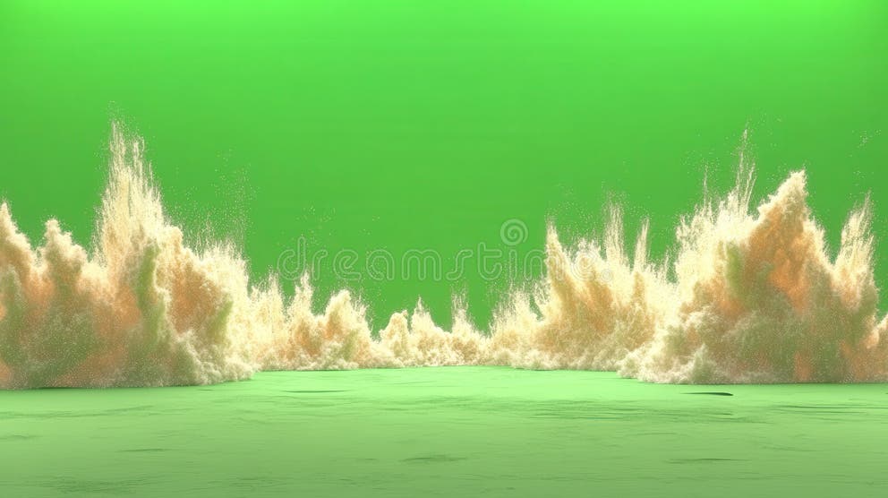 Dust Plume Simulation on Green Screen Explosions, Impacts, and Visual ...