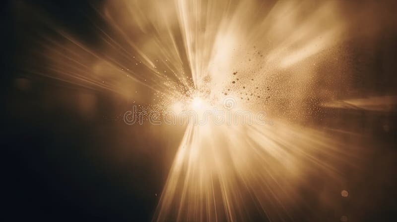 Dust Rays Background. God Rays in the Textured Air. Generated AI. Stock ...