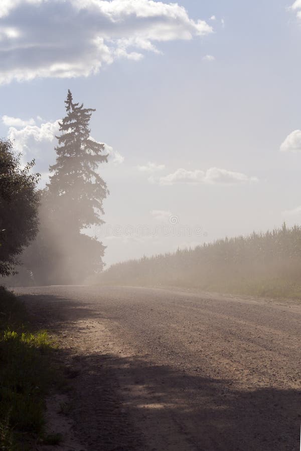 Road dust stock image. Image of natural, mist, dust - 132902905
