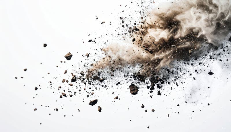 Dust and Rock Explosion, Unedited Capture of Meteorite Dust Particles ...