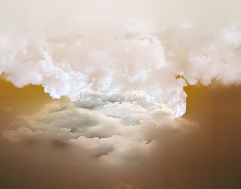 Dangerous Natural Phenomenon Dust Sand Storm. Stock Image - Image of ...