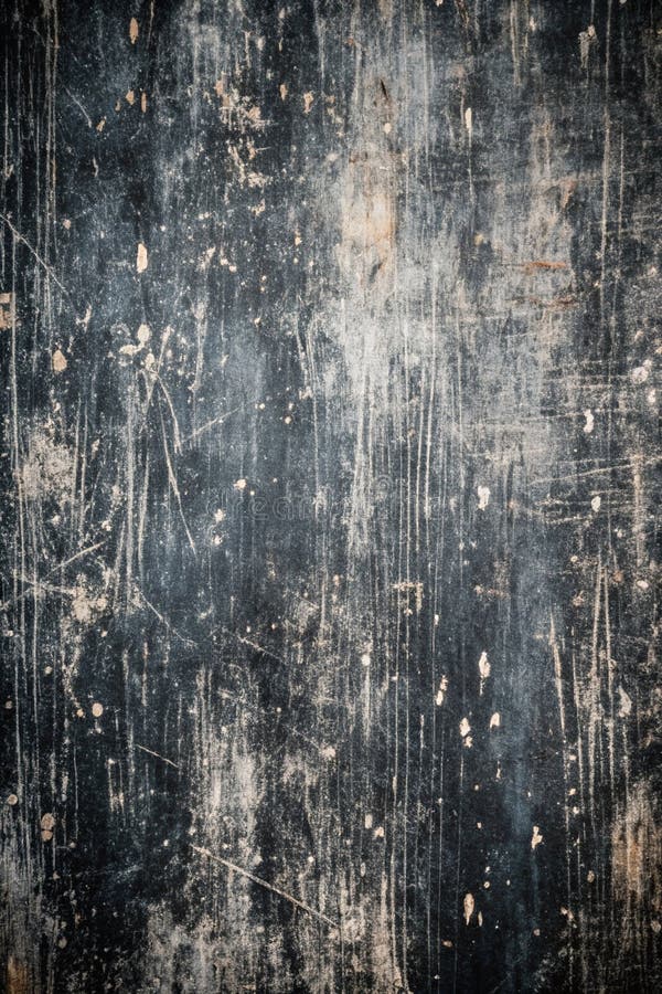 Dust Scratches Background. Grain Texture. Black Distressed Surface with ...