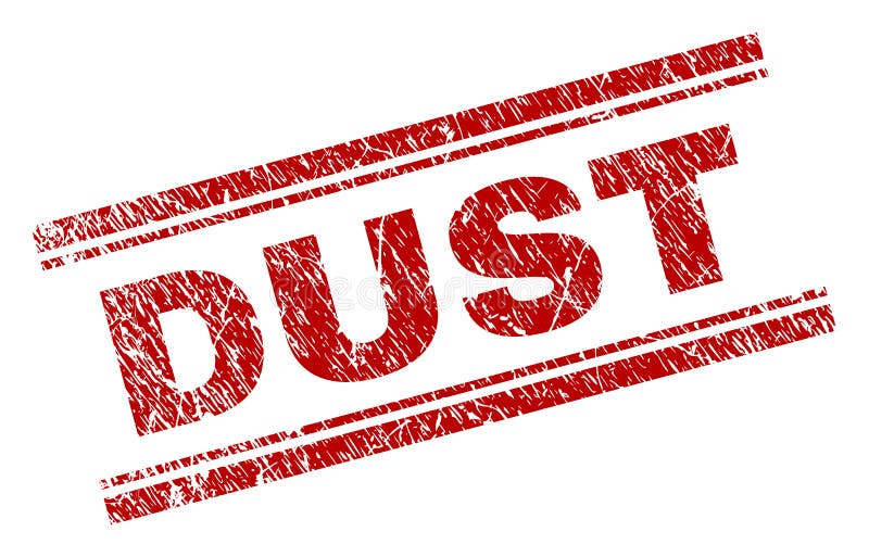 Scratched Textured DUST Stamp Seal Stock Vector - Illustration of label ...
