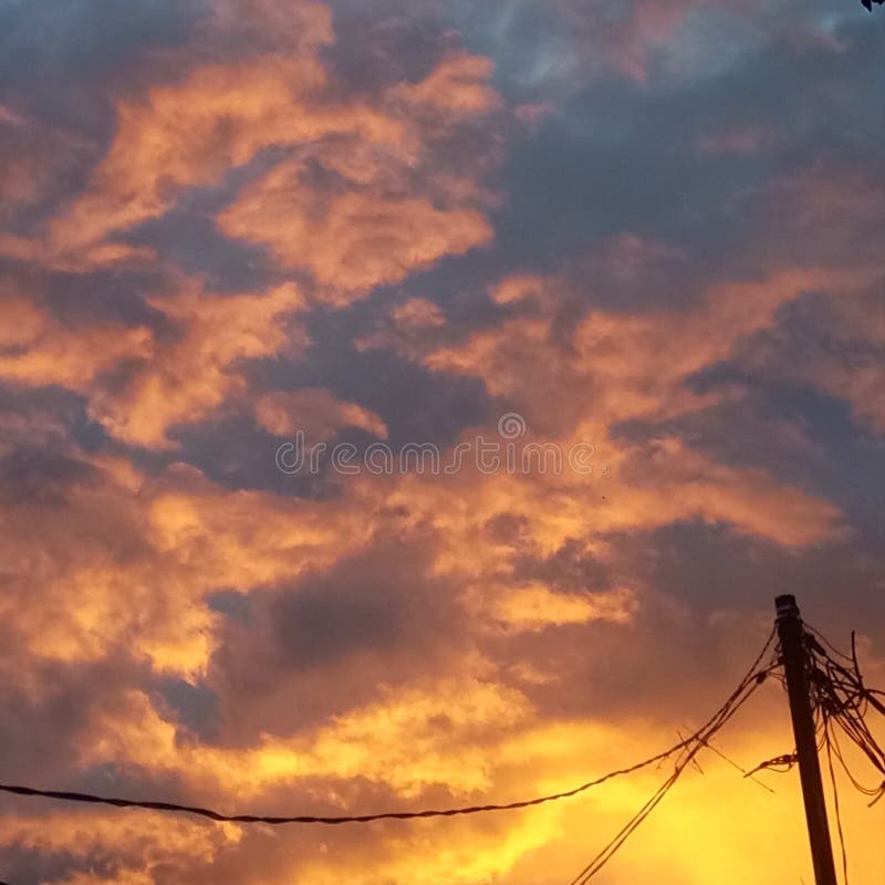 Dust Sky painting stock image. Image of dust, sunset - 218936305