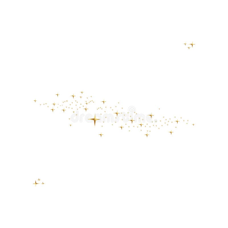 Dust Sparks, Red Stars Special Light Effect. Stock Vector ...