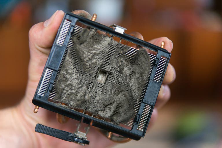 Dust in Computer Case Service and Security Stock Photo - Image of ...