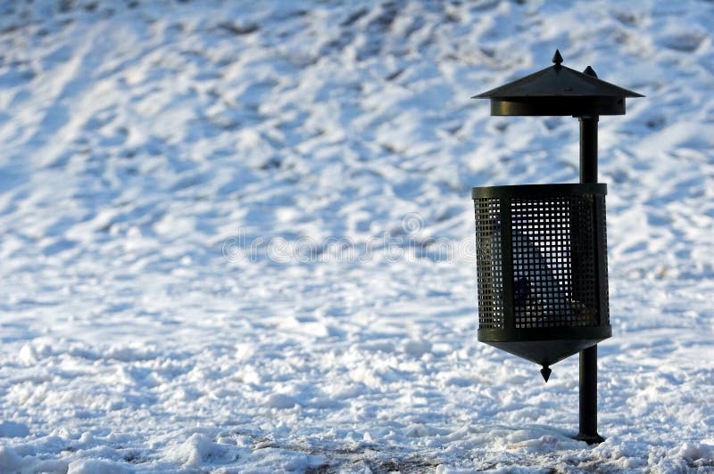 Dustbin stock photo. Image of recycle, litter, refuse, cold - 575916