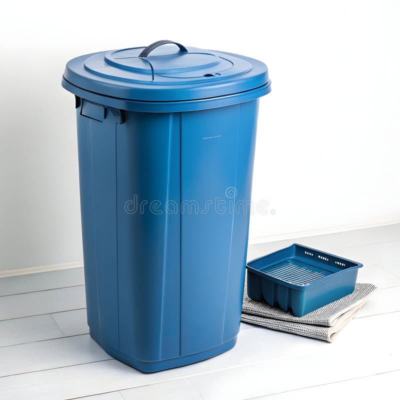 A Dustbin is a Container Used for Holding Waste and Garbage Stock ...