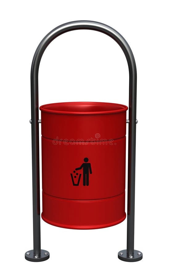 Dustbin stock illustration. Illustration of refuse, dustbin - 139651554
