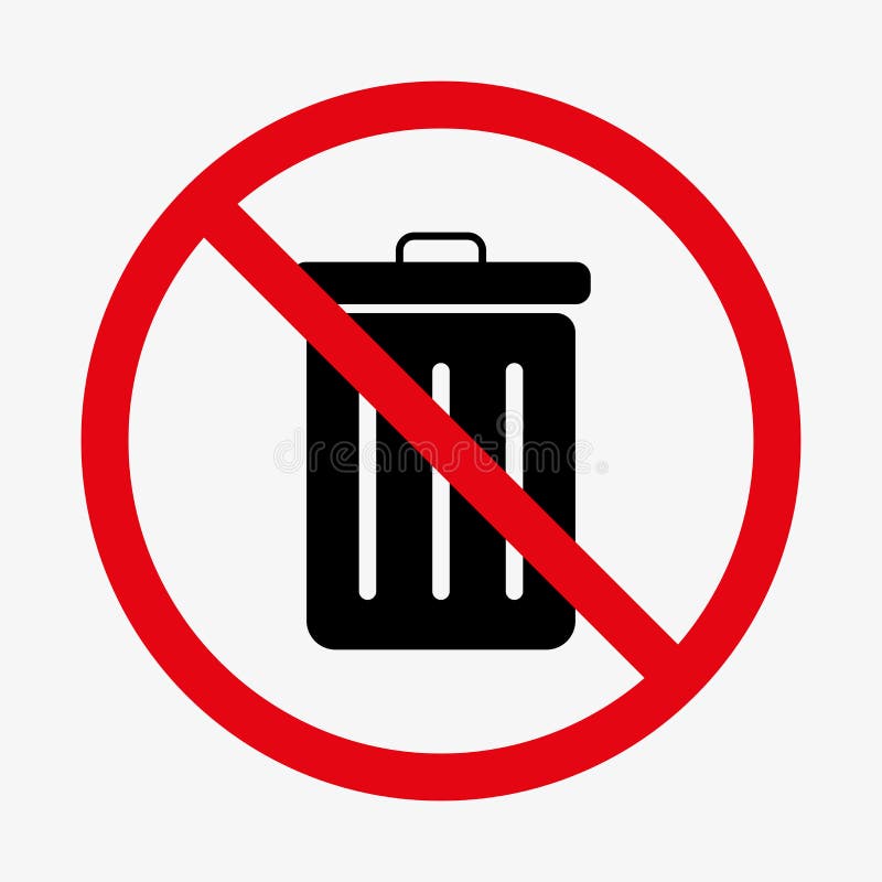 Prohibited Waste Disposal Stock Illustrations – 86 Prohibited Waste ...