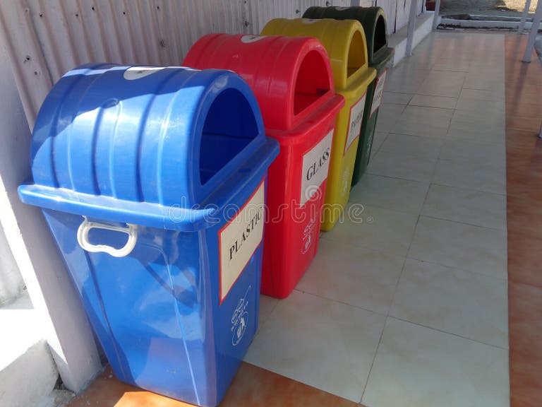 Dustbin stock image. Image of glass, plastic, dustbin - 137377189
