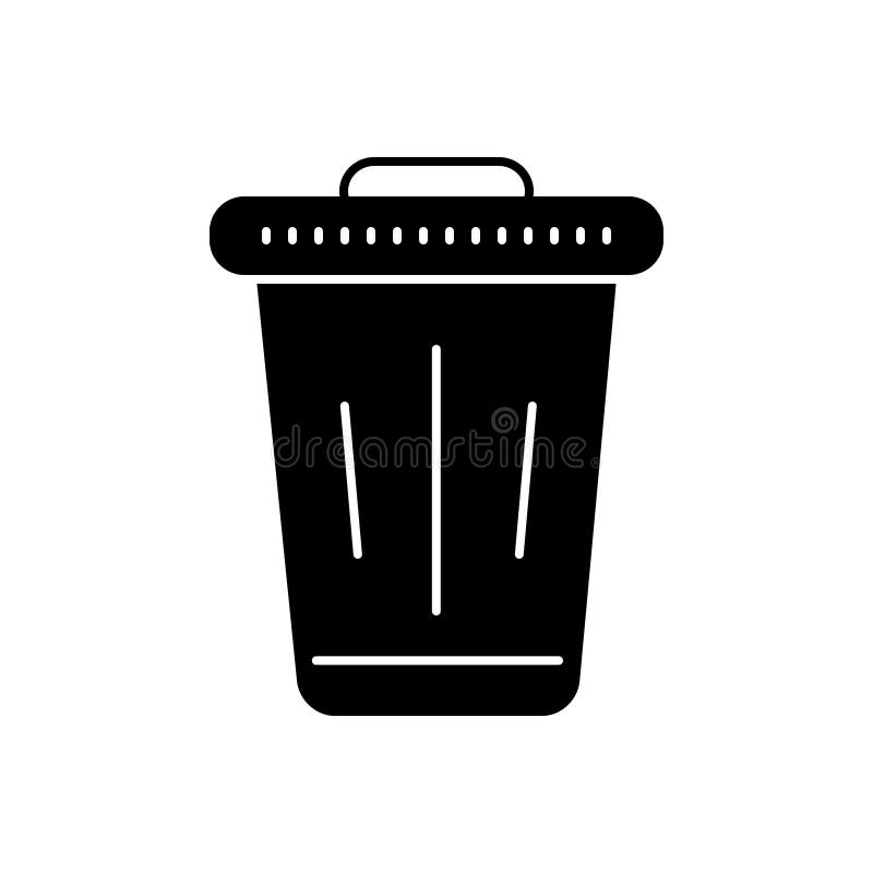 Use Dustbin Clean Your Area Stock Illustration - Illustration of area ...