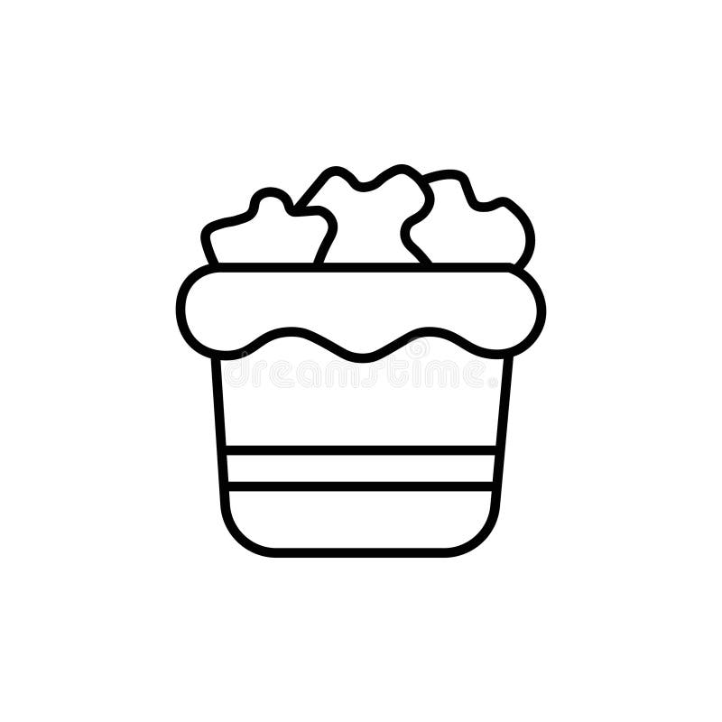 Dustbin Icon Flat Logo Isolated Symbol Stock Vector - Illustration of ...