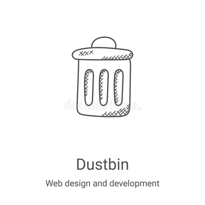 Dustbin Outline Stock Illustrations – 3,392 Dustbin Outline Stock ...