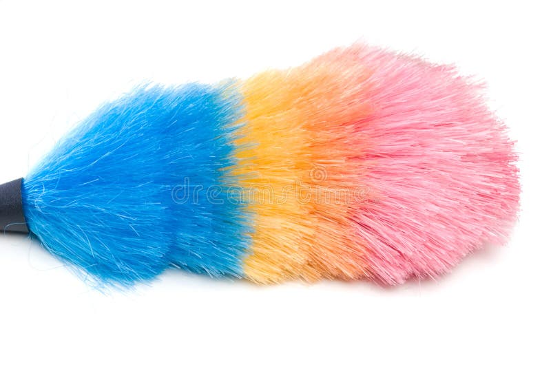Duster. stock image. Image of blue, colored, clean, tool - 12734459