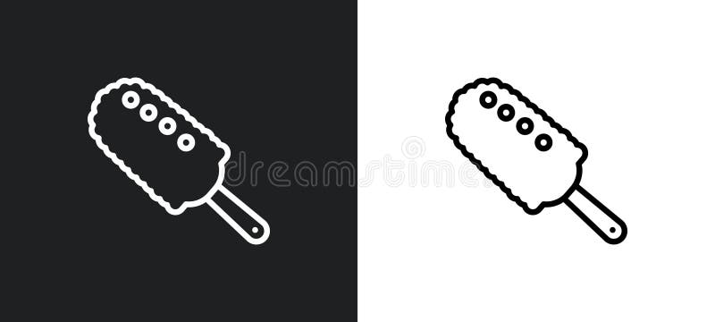 Duster Outline Icon in White and Black Colors. Duster Flat Vector Icon ...