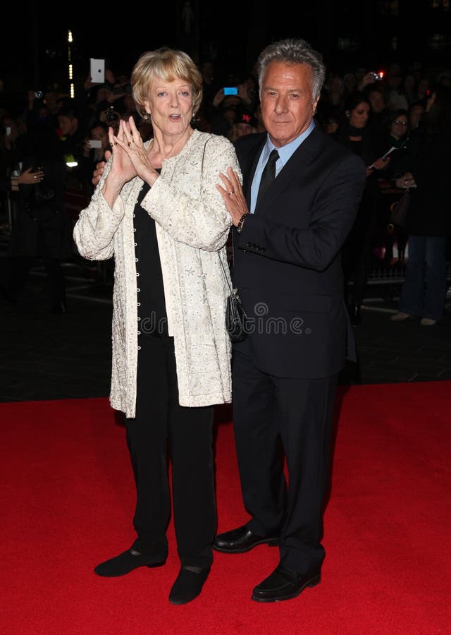 Dustin Hoffman, Dama Maggie Smith Foto de archivo editorial - Imagen de ...