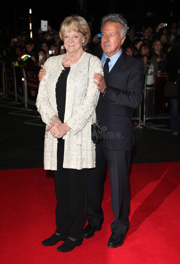 Dustin Hoffman, Dama Maggie Smith Foto de archivo editorial - Imagen de ...