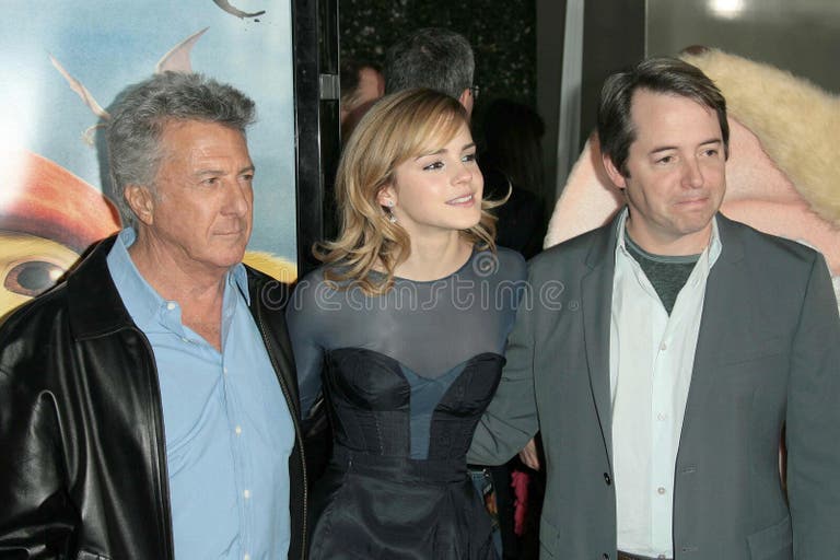 Dustin Hoffman,Emma Watson,Matthew Broderick Editorial Photo - Image of ...