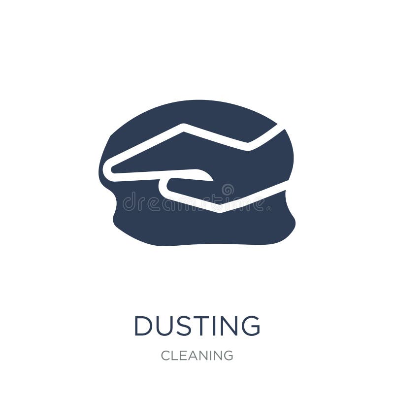 Dusting Icon In Filled Thin Line Outline And Stroke Style Vector