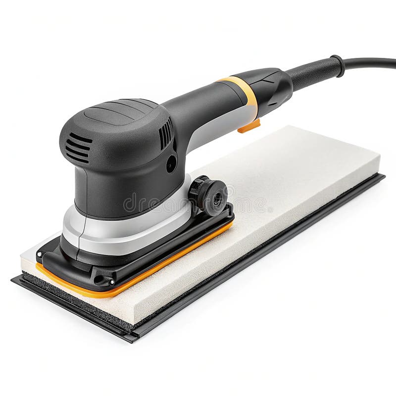 Dustless Drywall Sanding System Stock Illustration - Illustration of ...