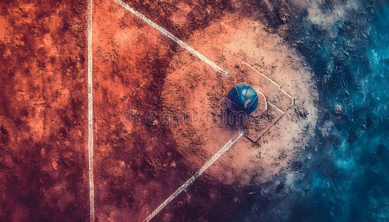 AI-Generated Baseball Image Stock Illustration - Illustration of ...