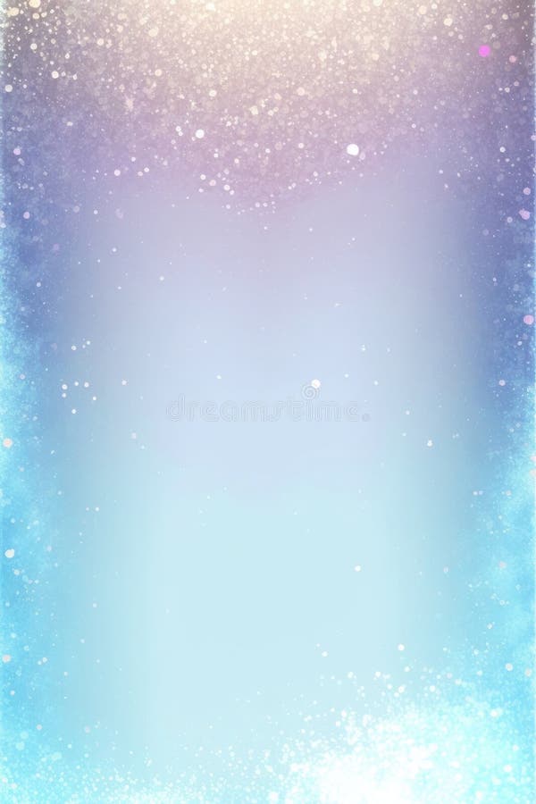 Dusty Blue Background Glitter Silhouettes Vertical Mobile Postcard ...