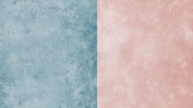 Dusty Blue and Pastel Pink Textured Backgrounds Create a Split Screen ...