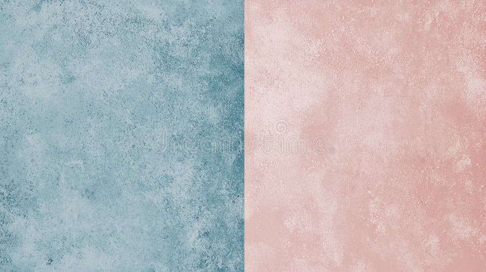 Dusty Blue and Pastel Pink Textured Backgrounds Create a Split Screen ...