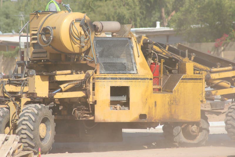 Dusty Construction in Phoenix Stock Photo - Image of construction ...
